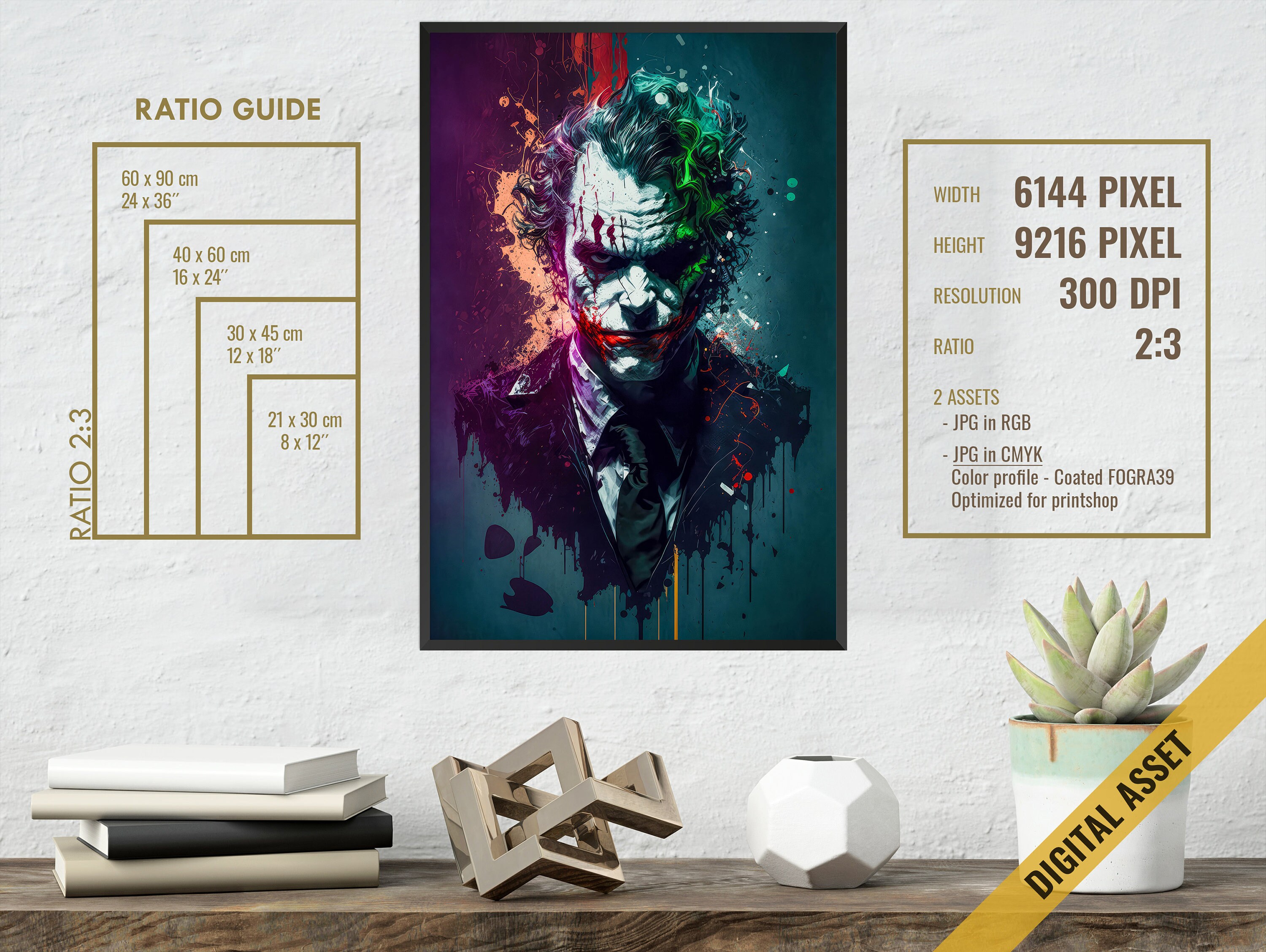 Super Hero 5 - Digital Art Print, Wall Art, Digital Download, Home ...