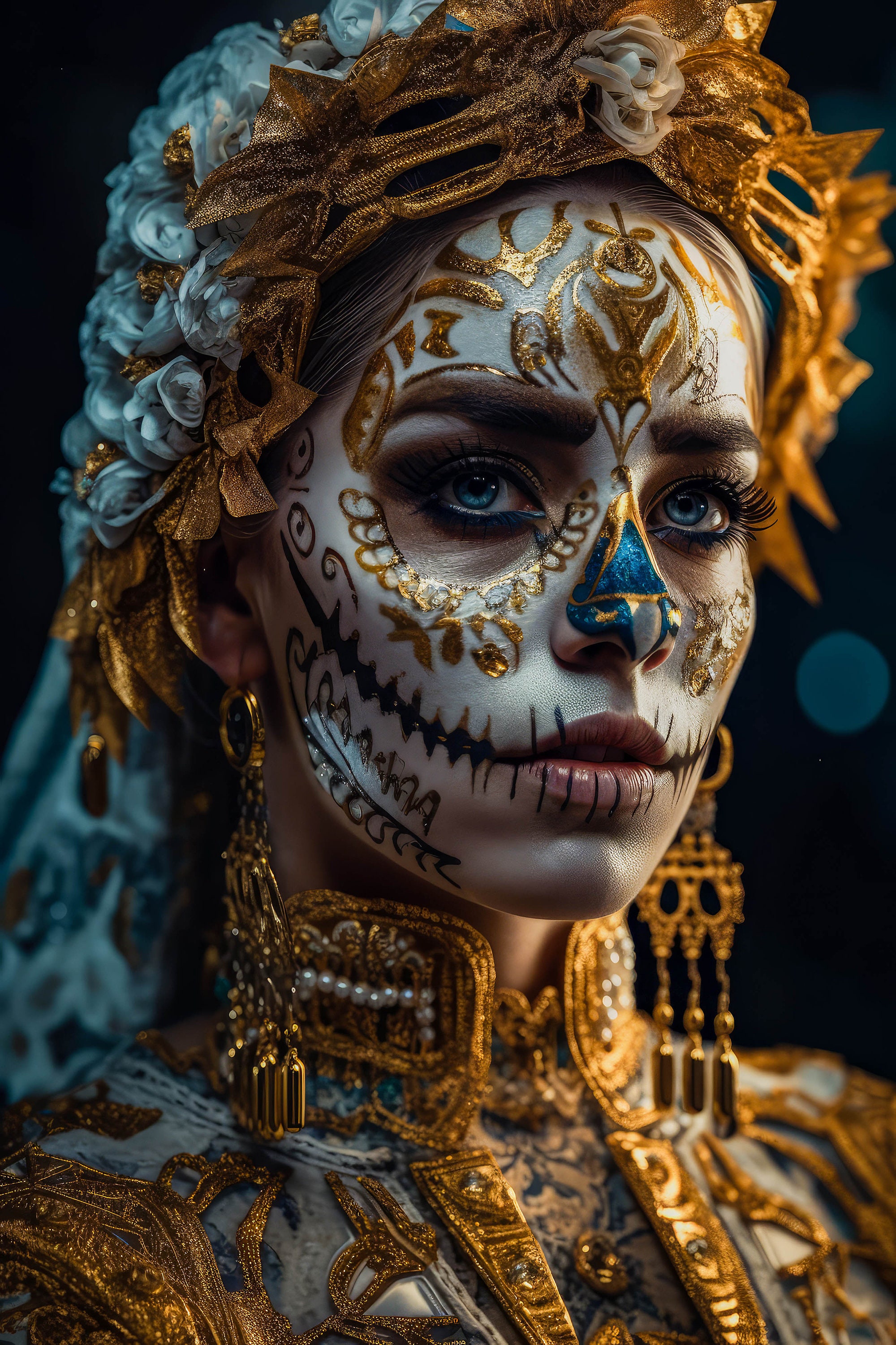 La Catrina Girl 17 - Digital Art Print, Wall Art, Digital Download ...