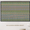 Musical G-key 3D Symbol Stereogram (magic Eye) Image. - Etsy
