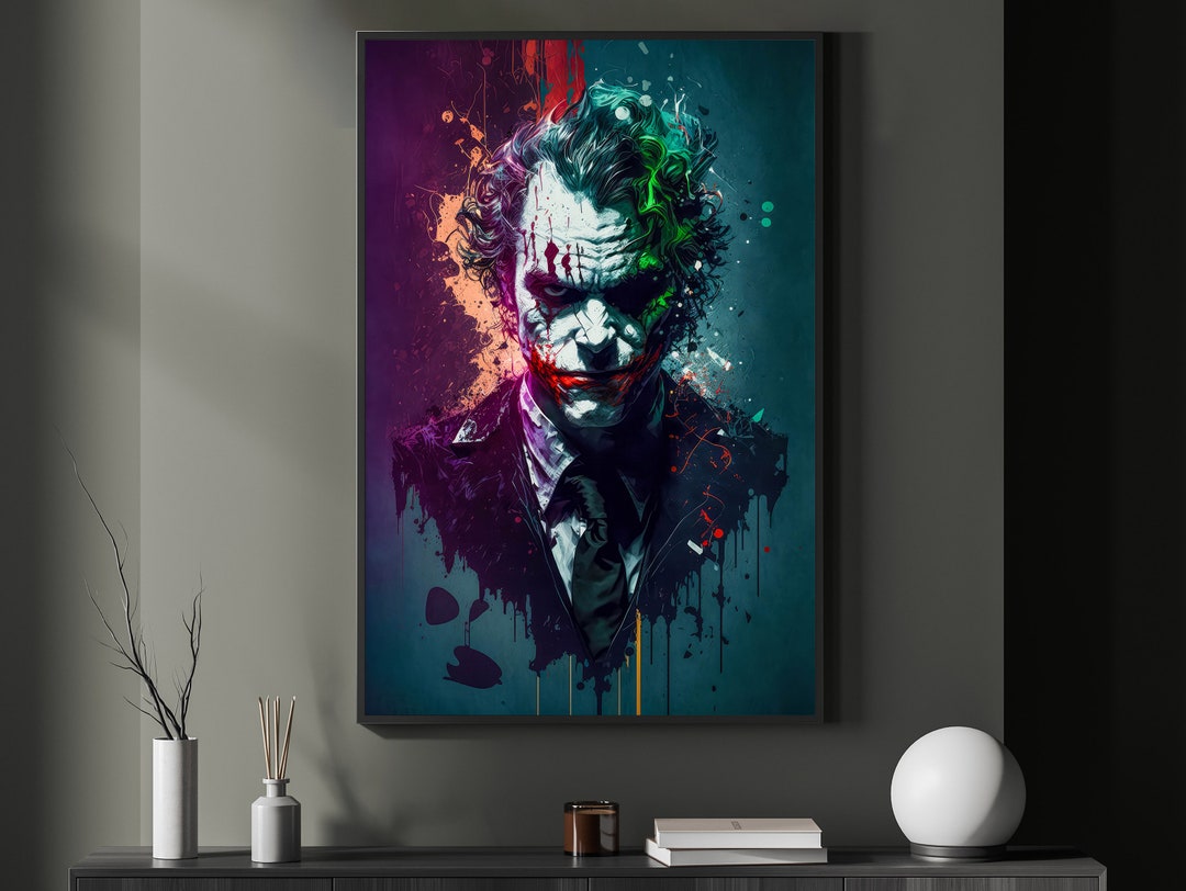 Super Hero 5 - Digital Art Print, Wall Art, Digital Download, Home ...