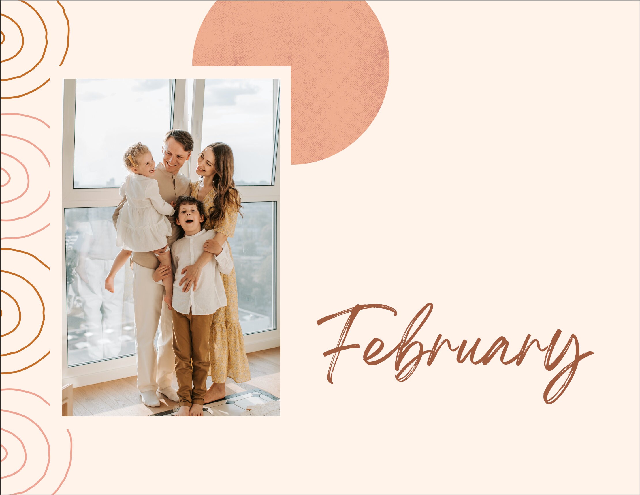 2024 NEW Aesthetic Minimalist Boho Wall Calendar With Photos ...