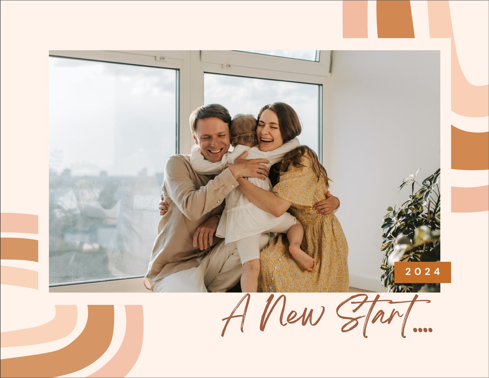 2024 NEW Aesthetic Minimalist Boho Wall Calendar With Photos ...