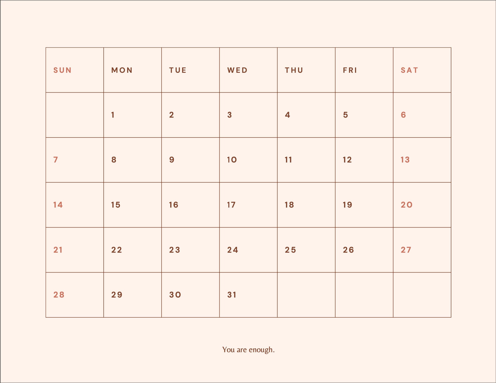 2024 NEW Aesthetic Minimalist Boho Wall Calendar With Photos ...