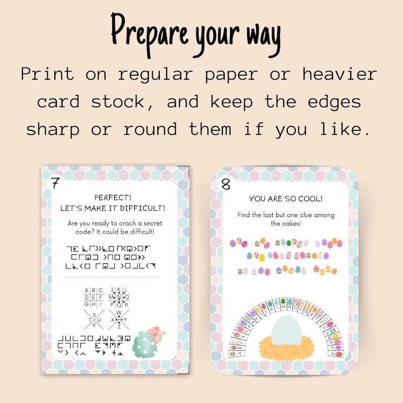 EDITABLE Printable Kids Indoor Easter Egg Hunt Game Bundle, Kids Canva ...