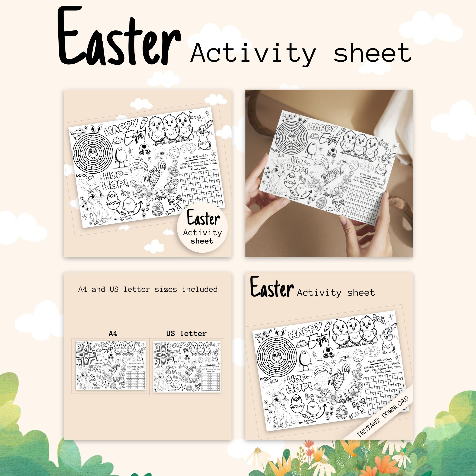 Easter MEGA Bundle With 10+1 Games for Kids, Easter Egg Hunt, Easter ...