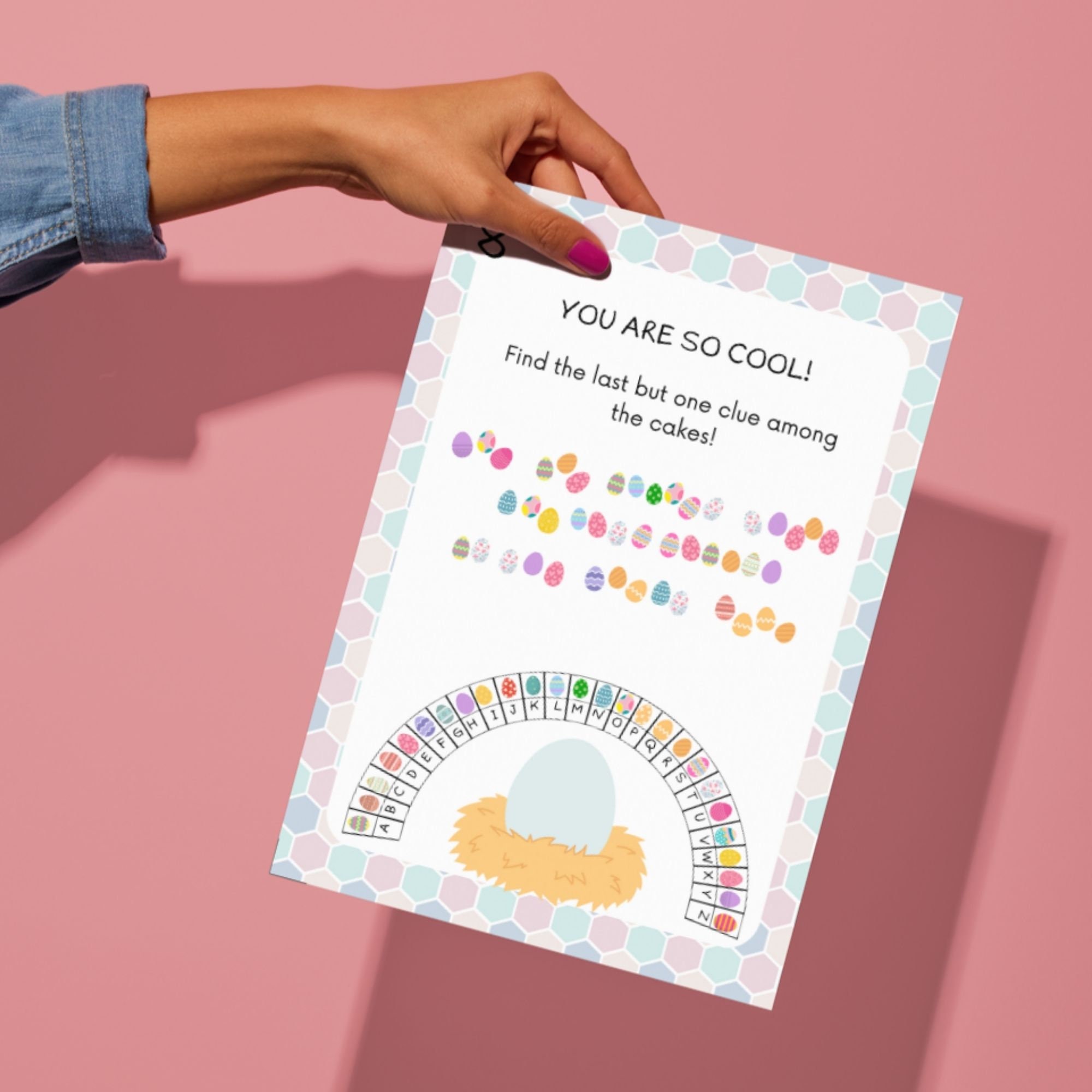 EDITABLE Printable Kids Indoor Easter Egg Hunt Game Bundle, Kids Canva ...