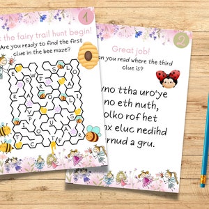 Indoor Printable Fairy Scavenger Hunt Instant Download Kids - Etsy