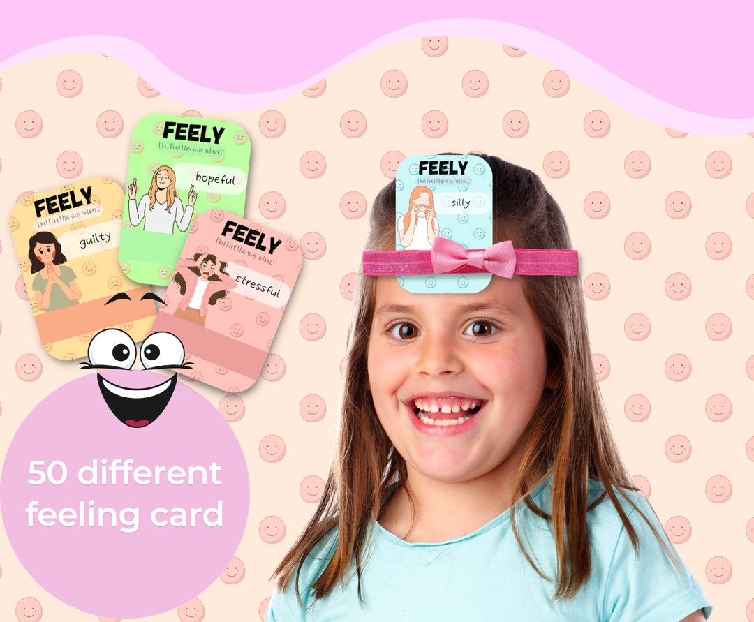 Feely Playcard DIY Template to Learn About Feelings, Game of Feelings ...