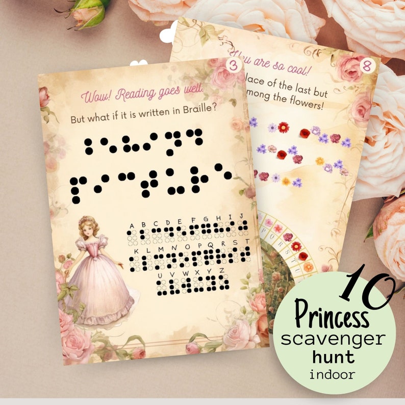 Indoor Printable Princess Secret Castle Scavenger Hunt, Instant ...