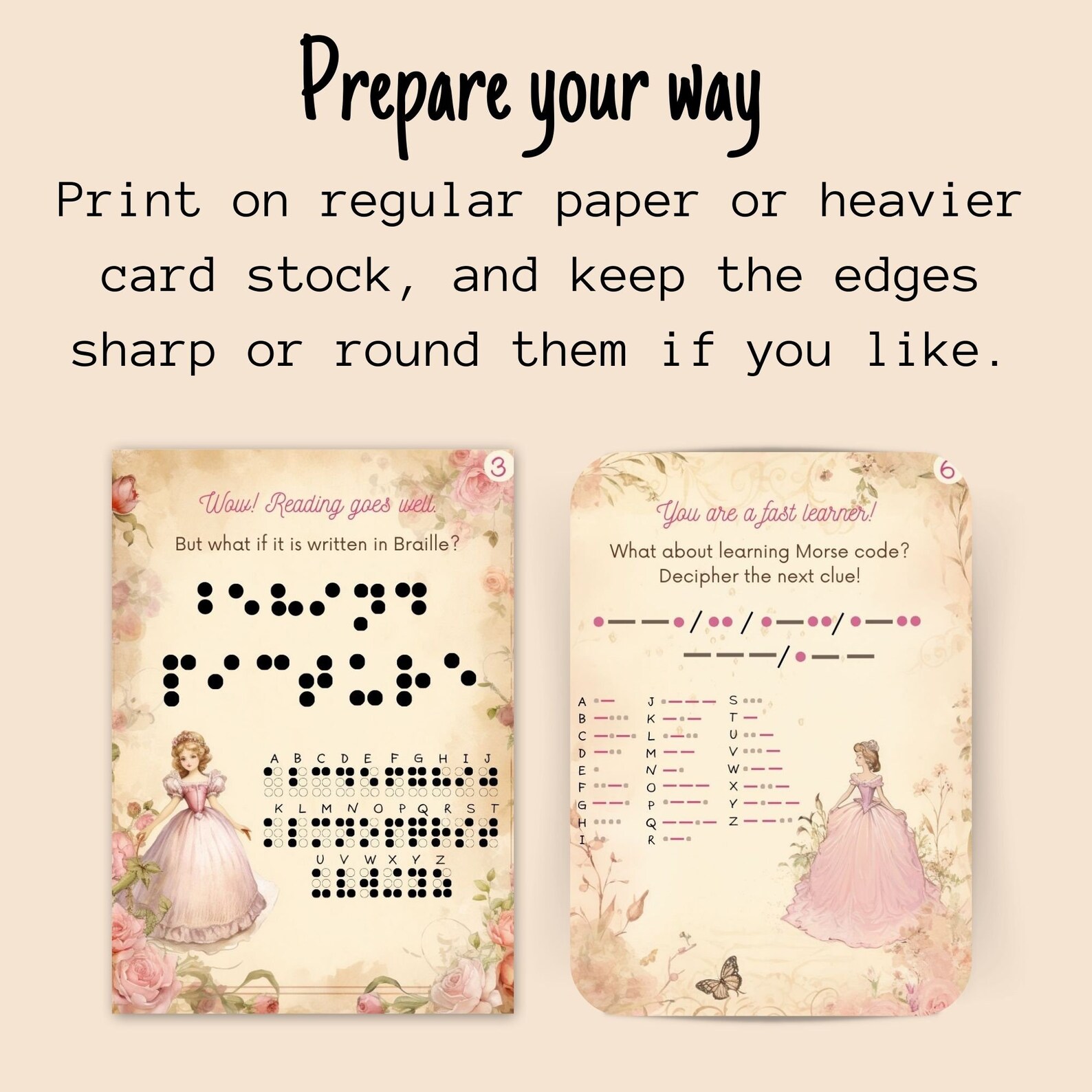 Indoor Printable Princess Secret Castle Scavenger Hunt, Instant ...