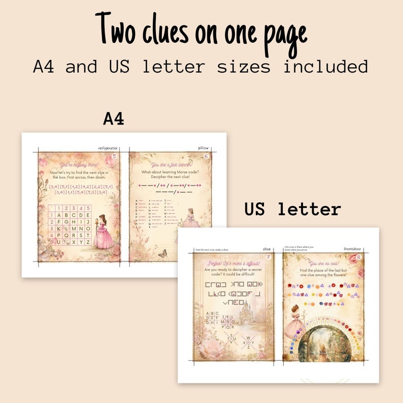 Indoor Printable Princess Secret Castle Scavenger Hunt, Instant ...