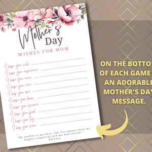 20pc Ultimate Floral Mother's Day Games Bundle Mothers - Etsy