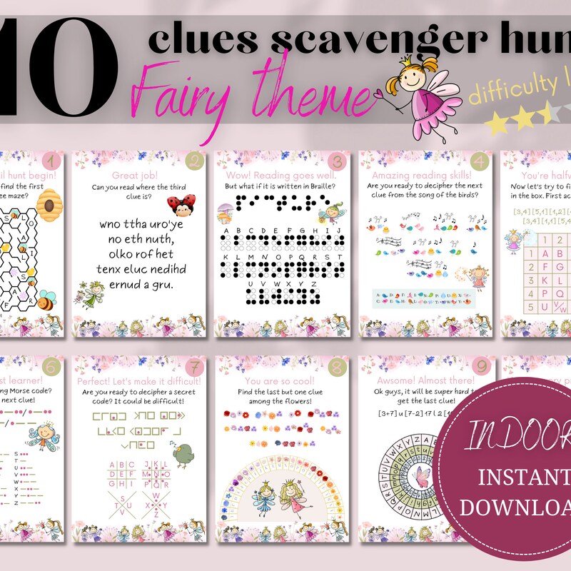 Fairy Scavenger Hunt - Etsy