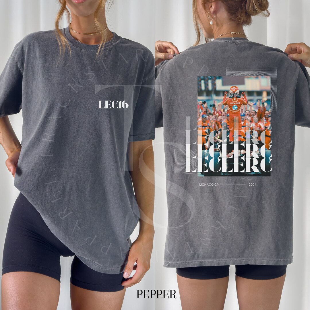 Comfort Color Charles Leclerc Tshirt Formula One Tee Charles Leclerc ...