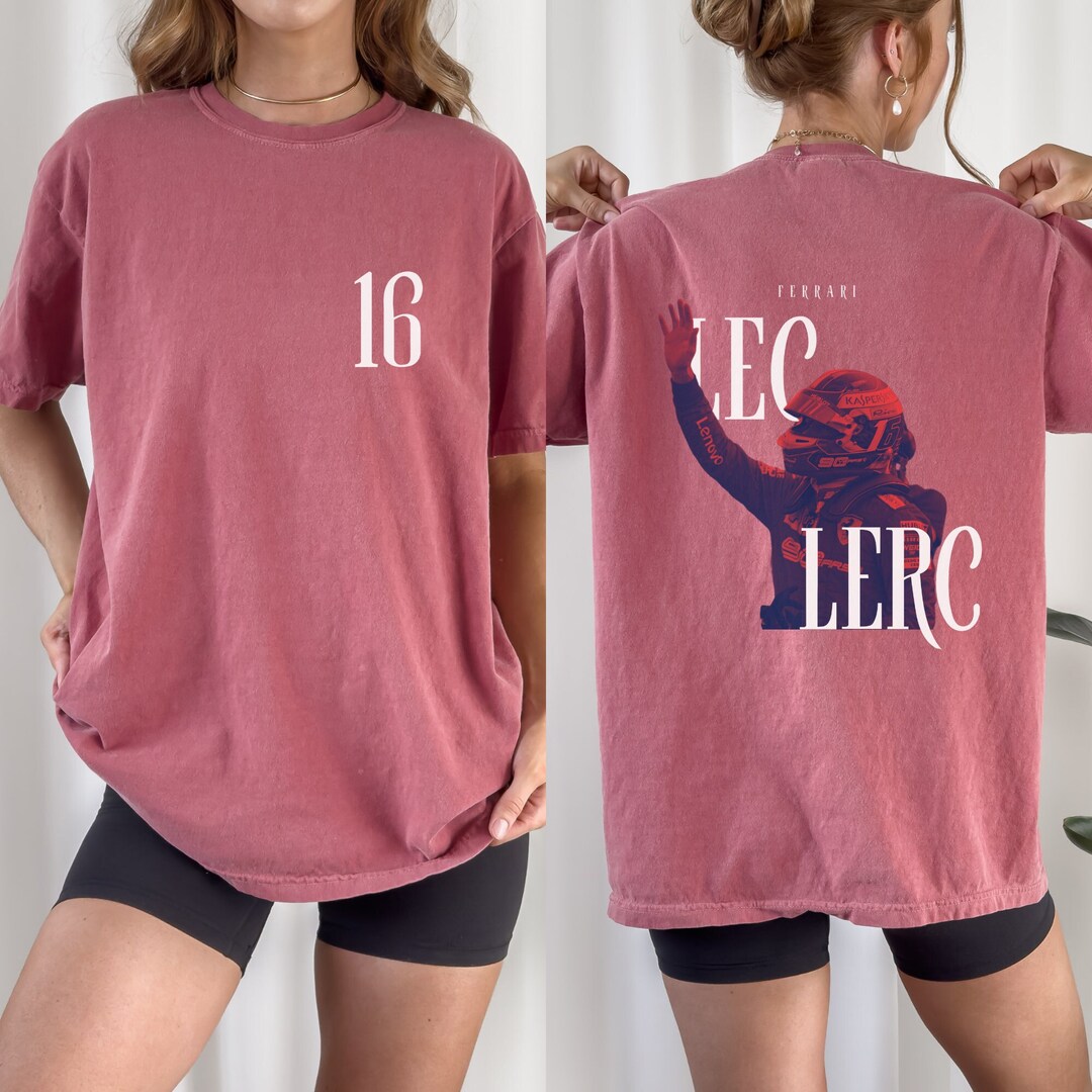 Comfort Color Chalres Leclerc Tshirt Formula One Tee Charles Leclerc ...