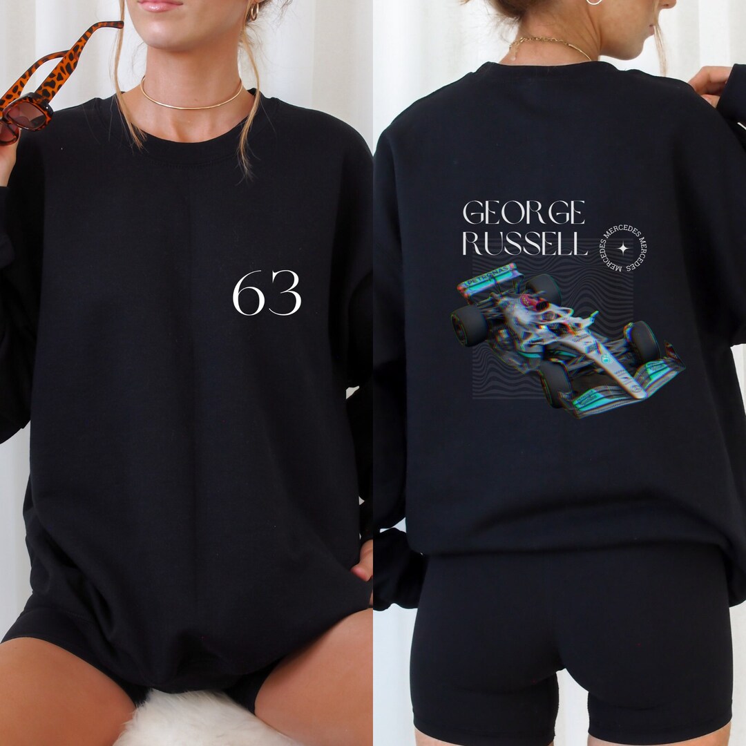 George Russell Sweatshirt Formula One Crewneck George Russell Gift F1 ...
