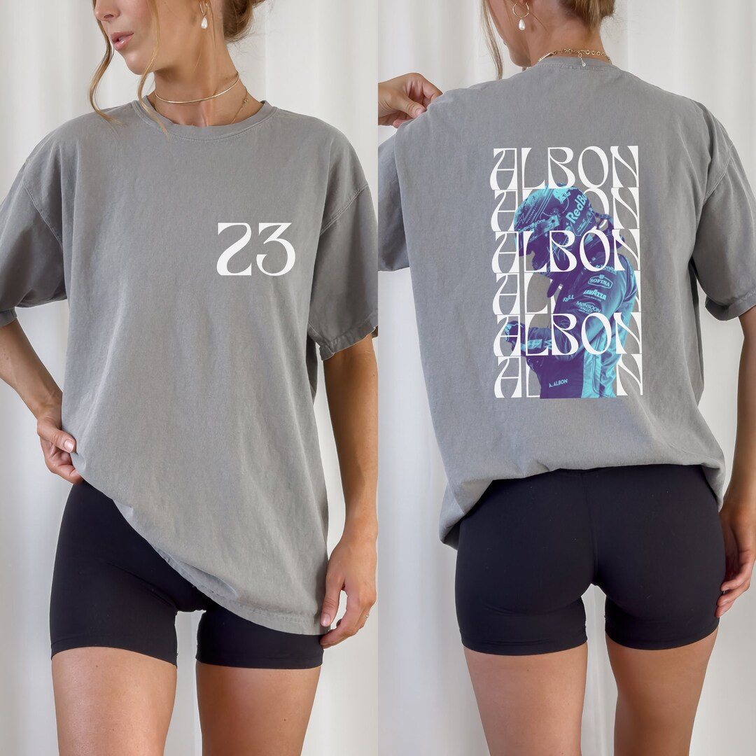 Comfort Color Alex Albon Tshirt Formula One Tee Alex Albon Gift F1 Gift ...