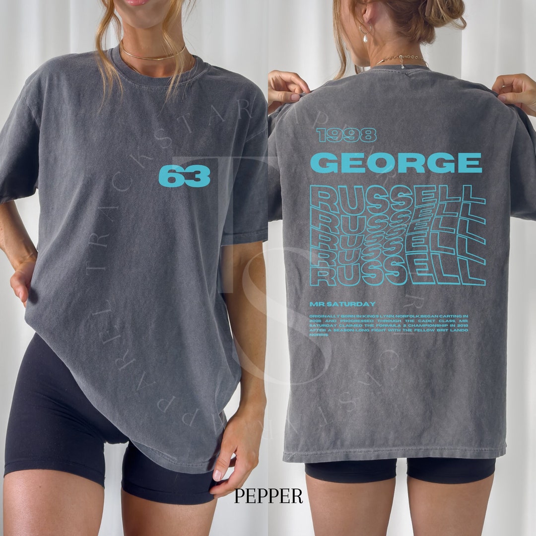 Comfort Color George Russell Tshirt Formula One Tee George Russell Gift ...