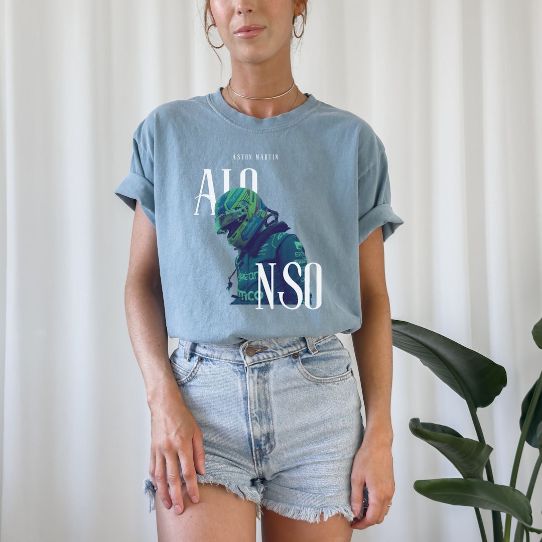 Comfort Color Fernando Alonso Tshirt Formula One Tee Fernando Alonso ...