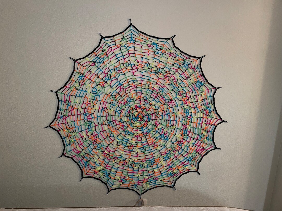 UV Reactive Spider Web - Etsy