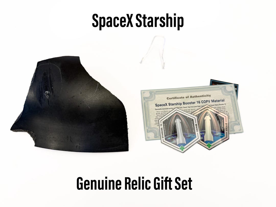 Spacex Starship Ultra RARE Flight Flown Relic - Custom Collector’s Gift ...