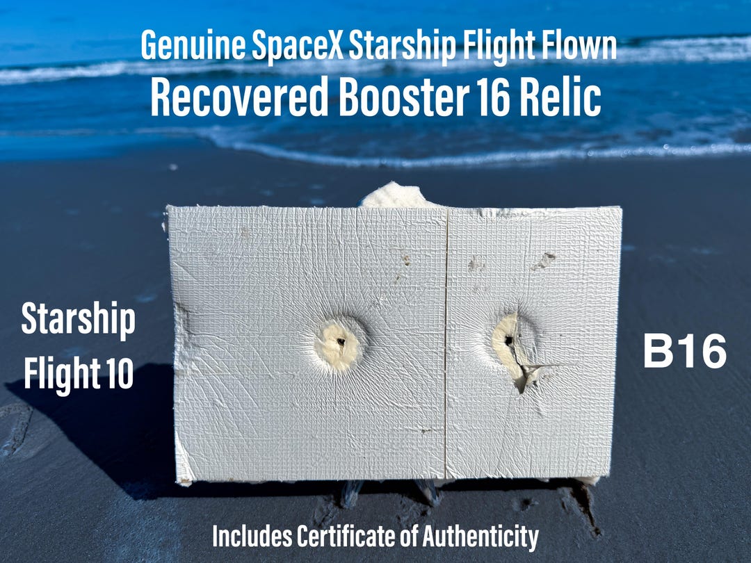 Spacex Starship RARE Flight Flown Relic (lg Insul Panel) - Custom ...