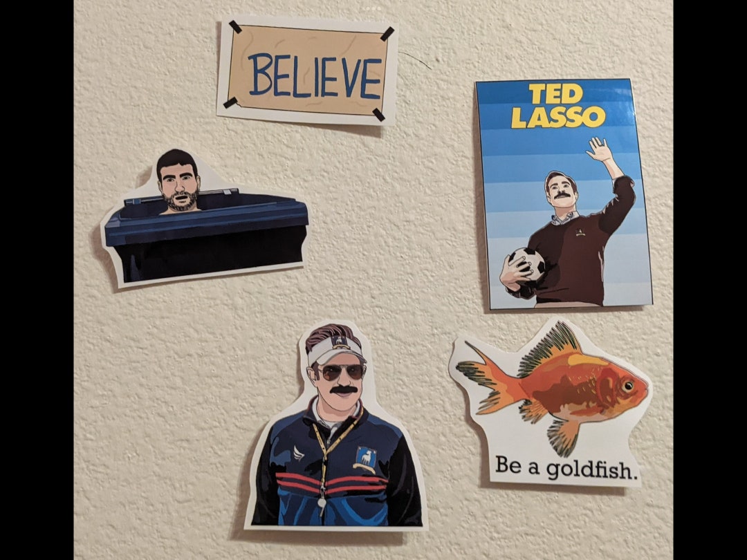 Ted Lasso Stickers Etsy