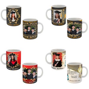 13 Editable Templates to Sublimate Graduation Mugs - Designs With ...