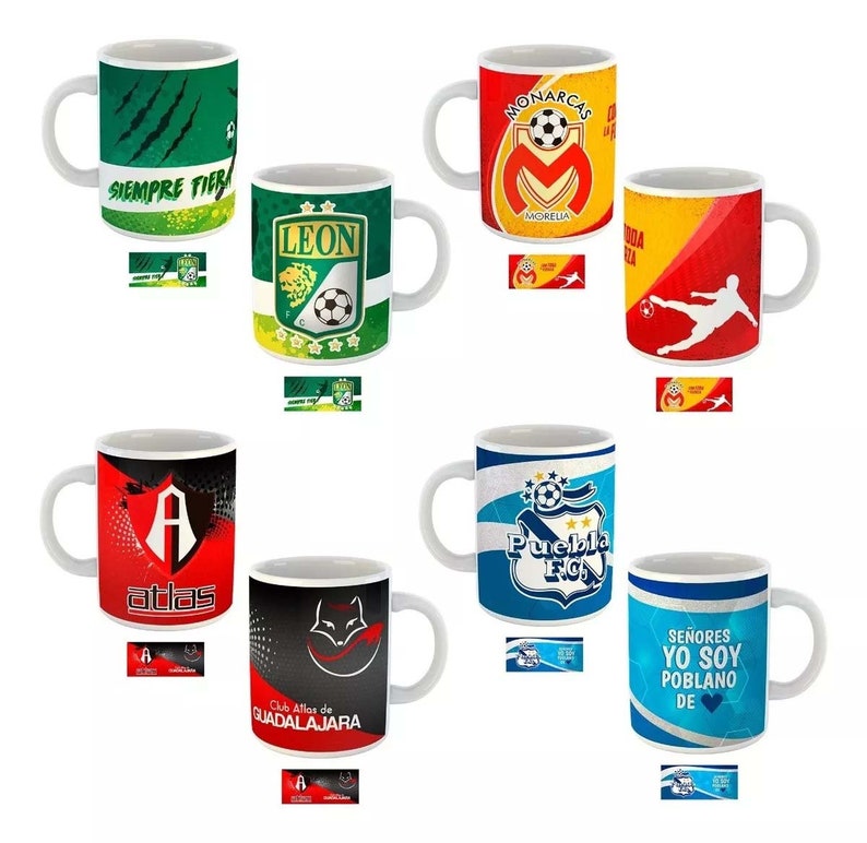 20 Templates to Sublimate Mugs Mexico Soccer Teams - Etsy