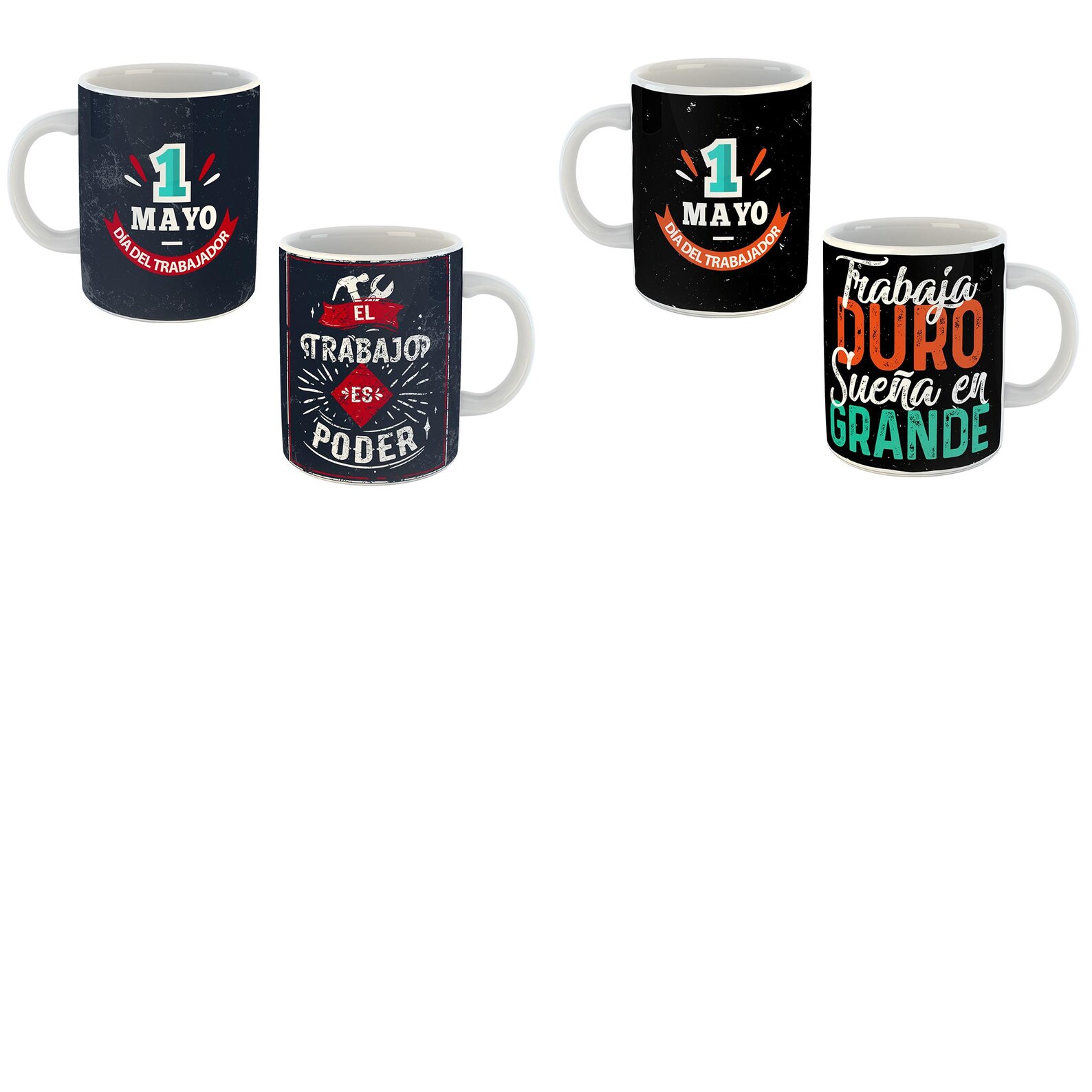 10 Editable Labor Day Mug Sublimation Templates - Designs With Quotes ...