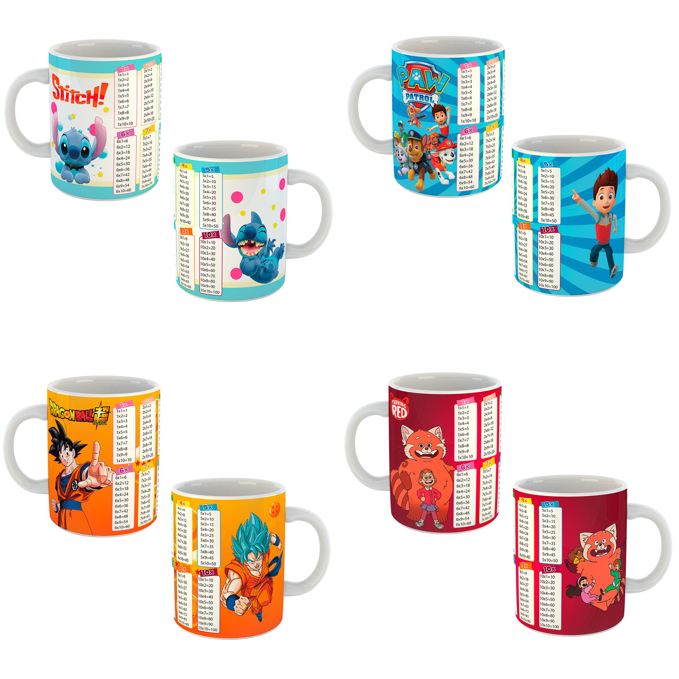 14 Editable Templates to Sublimate Mugs With Multiplication Tables ...