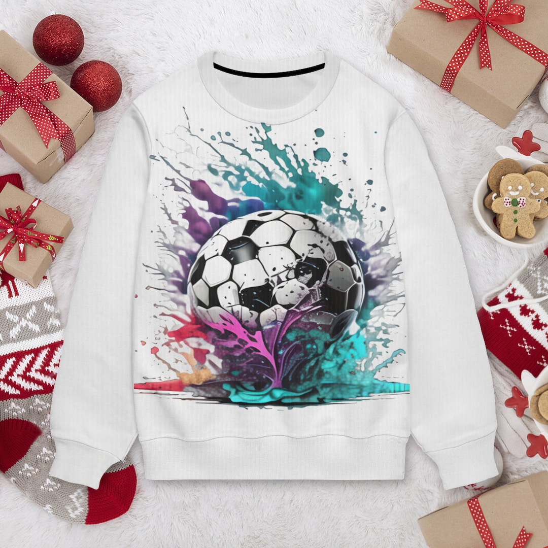 Soccer Lover Graphic Design Sweatshirts Stay Warm in the Champions ...