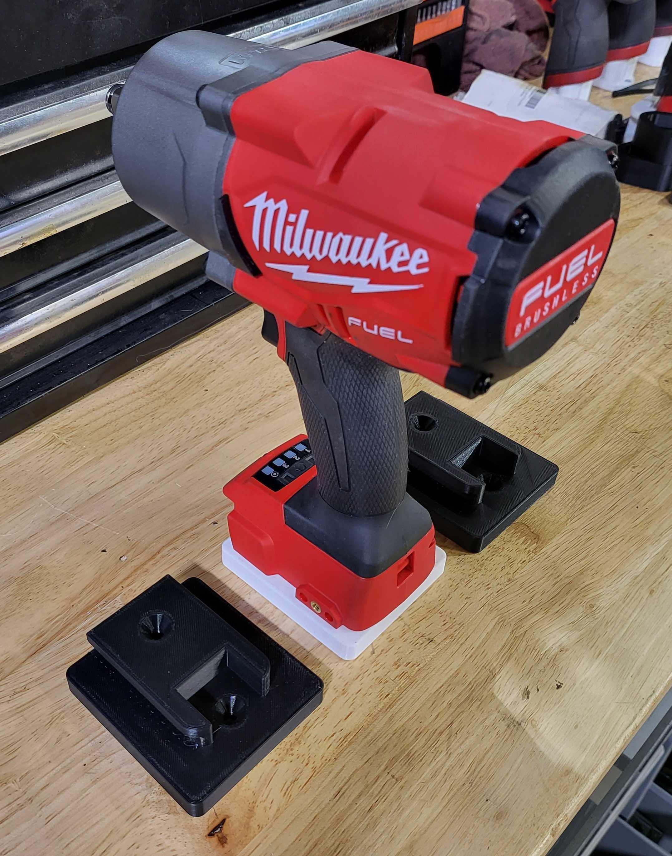 3 Pack Milwaukee M18 Power Tool Holder 3d Printed - Etsy