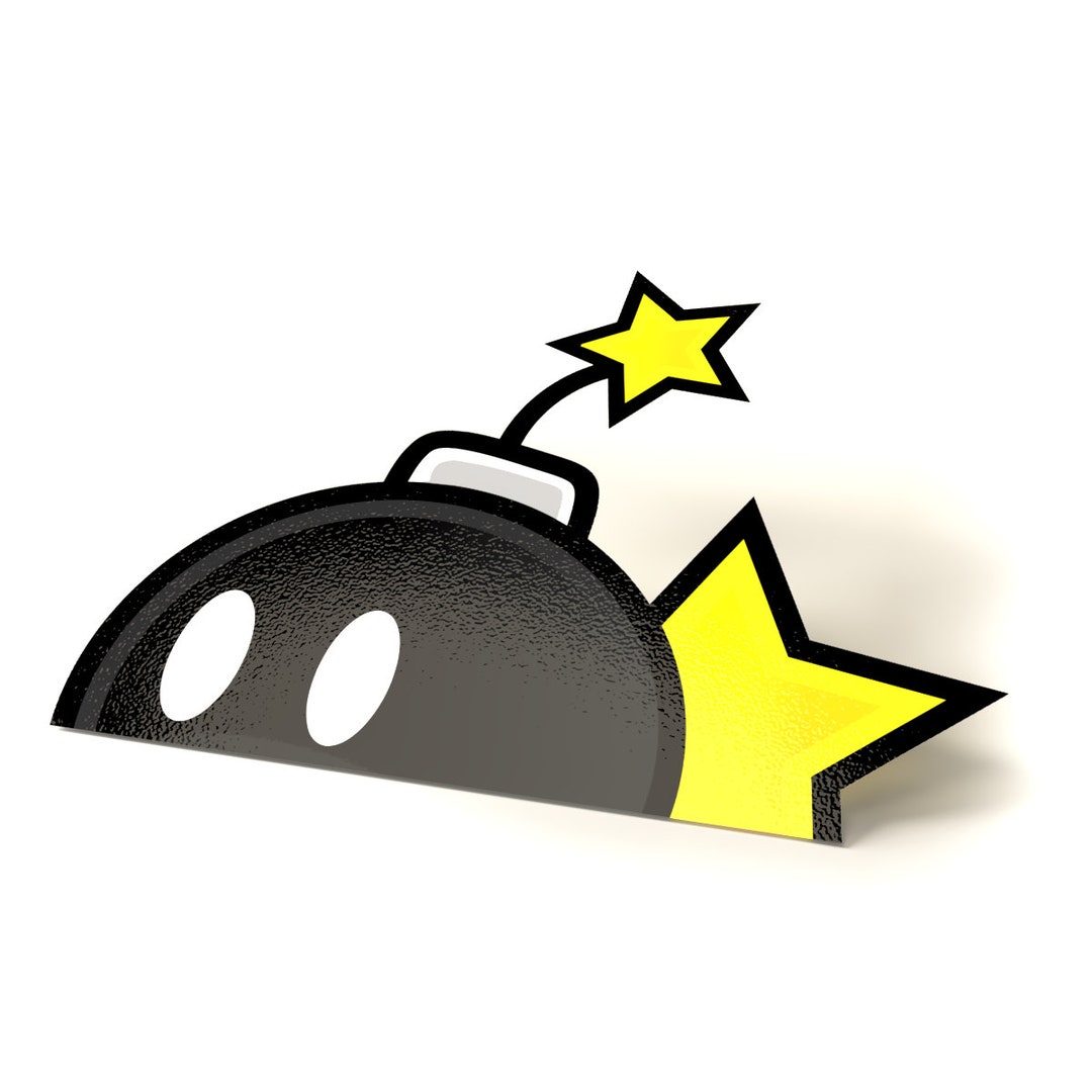 Bob-omb Peeker Sticker - Decals for Car, Laptop, Phone, Console - Etsy