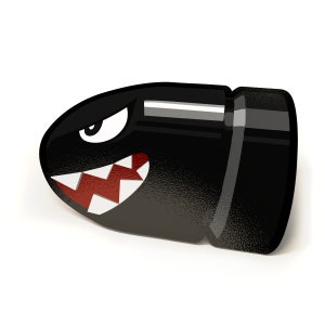 Bullet Bill Sticker - Decals for Car, Laptop, Phone, Console - Etsy