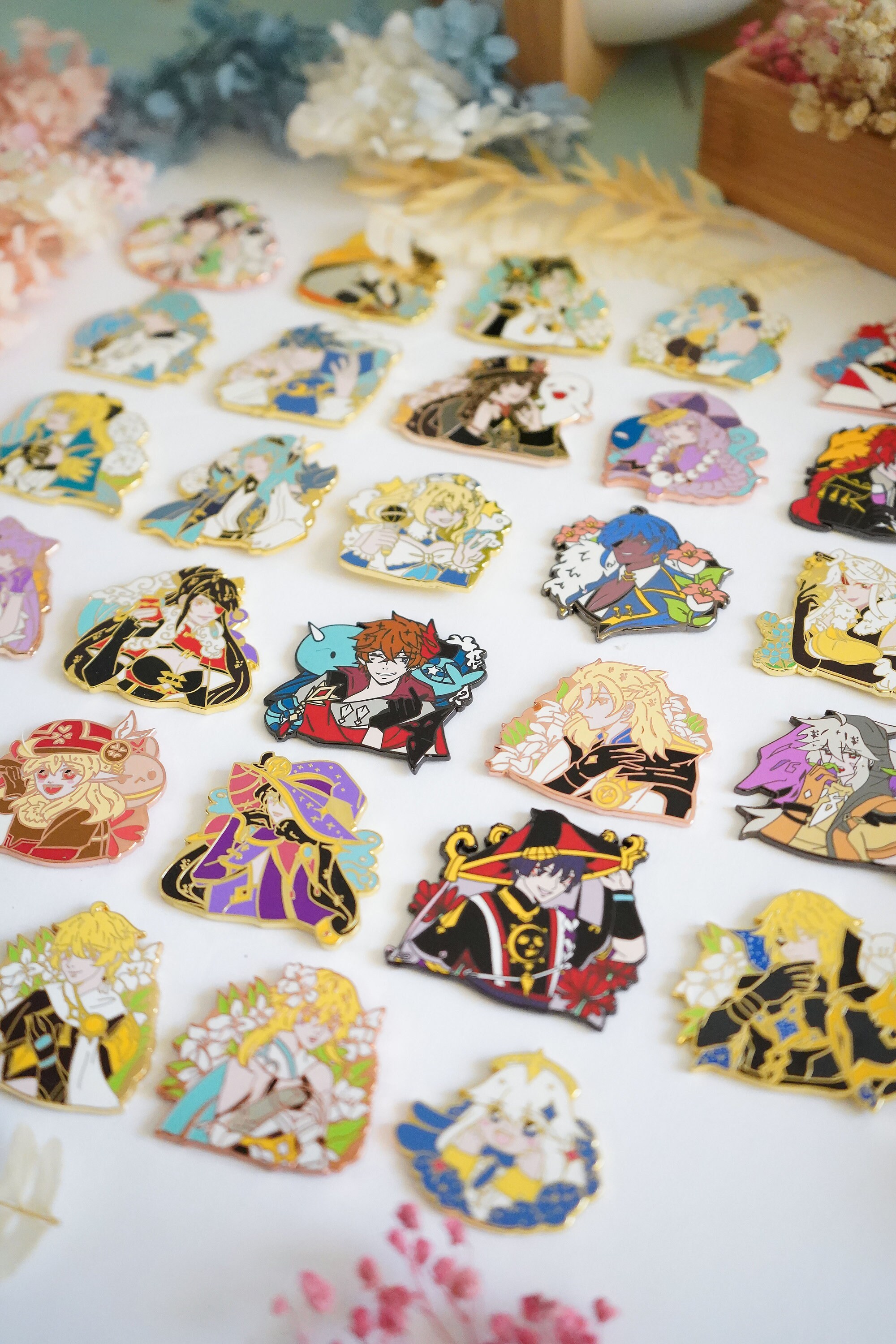 Genshin Impact Enamel Pin Collection Set I Etsy