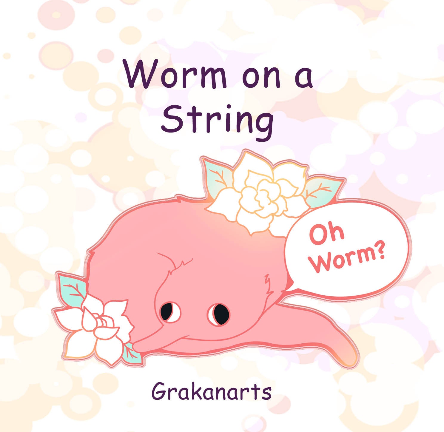 Worm on a String Enamel Pins - Etsy