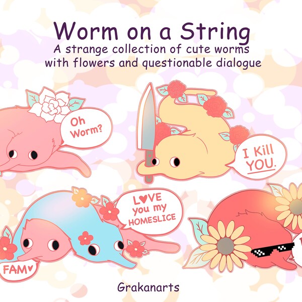 Worm on a String - Etsy