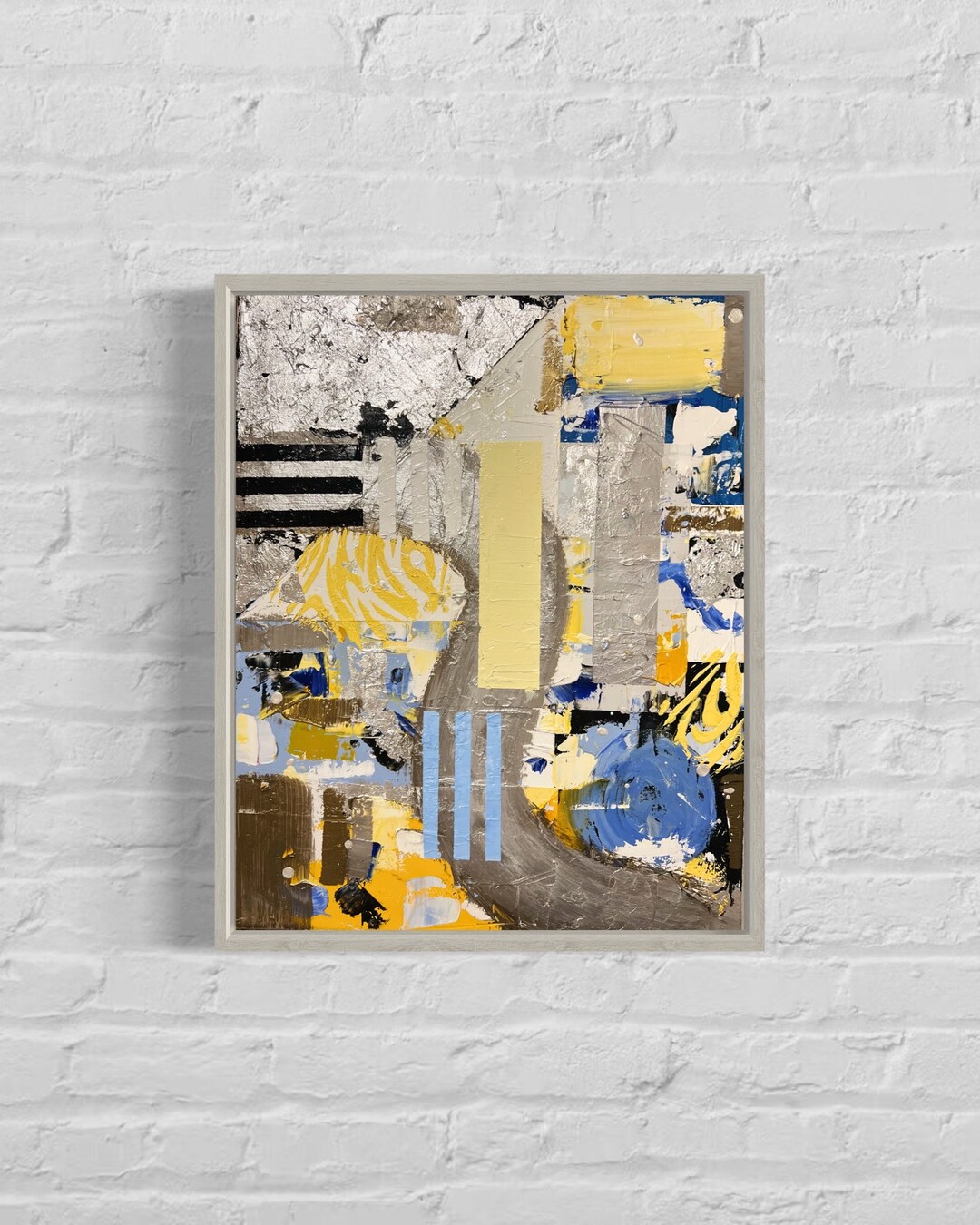 Original Abstract Oil Painting | Oil & Acrylic on Canvas | Intentional ...