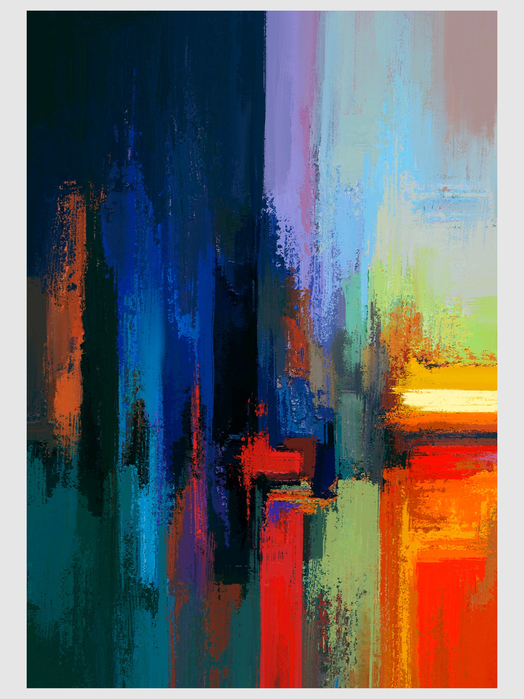 Abstract Digital Painting - Etsy