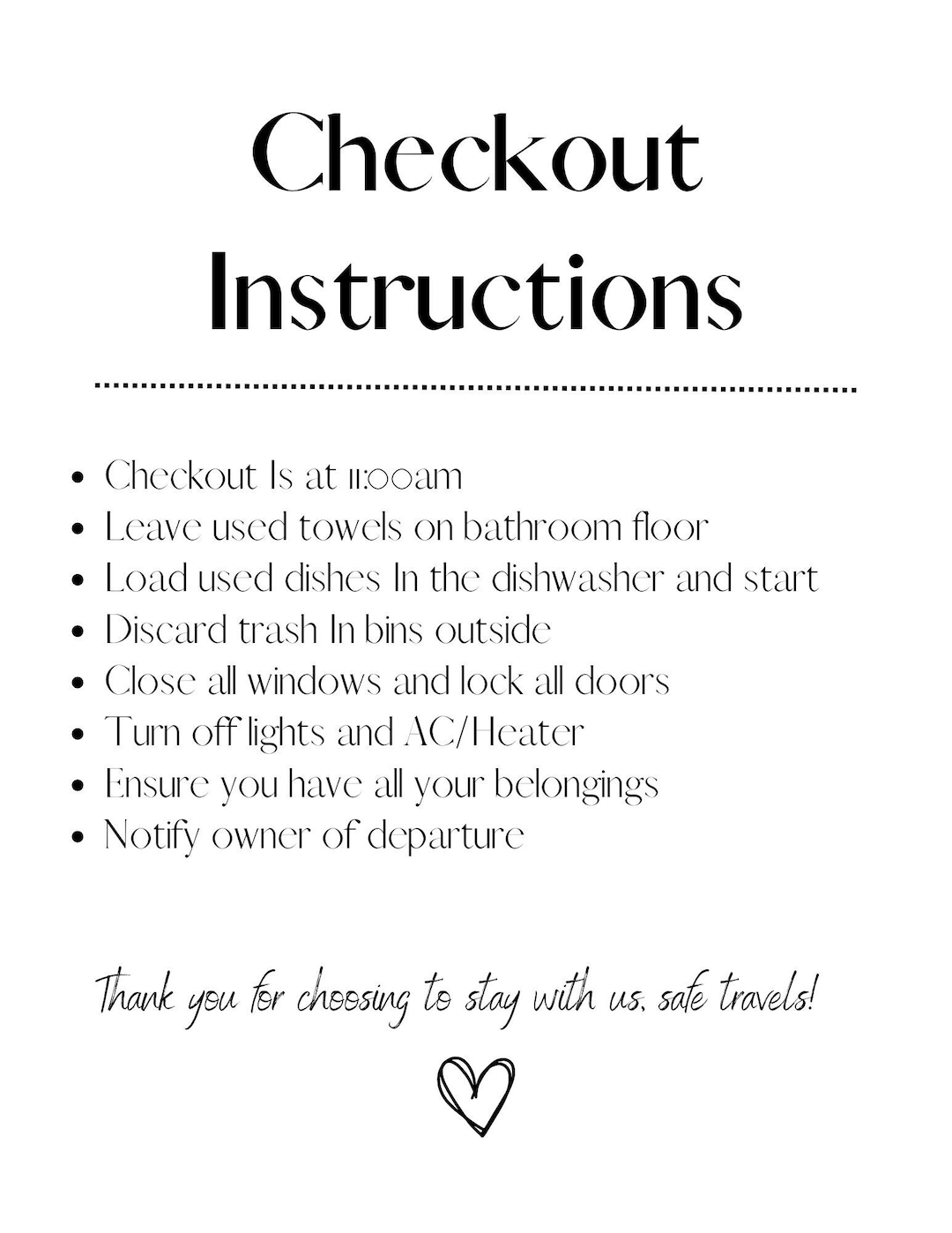 Checkout Instructions - Etsy