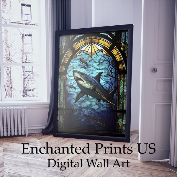 Stained Glass Print - Etsy