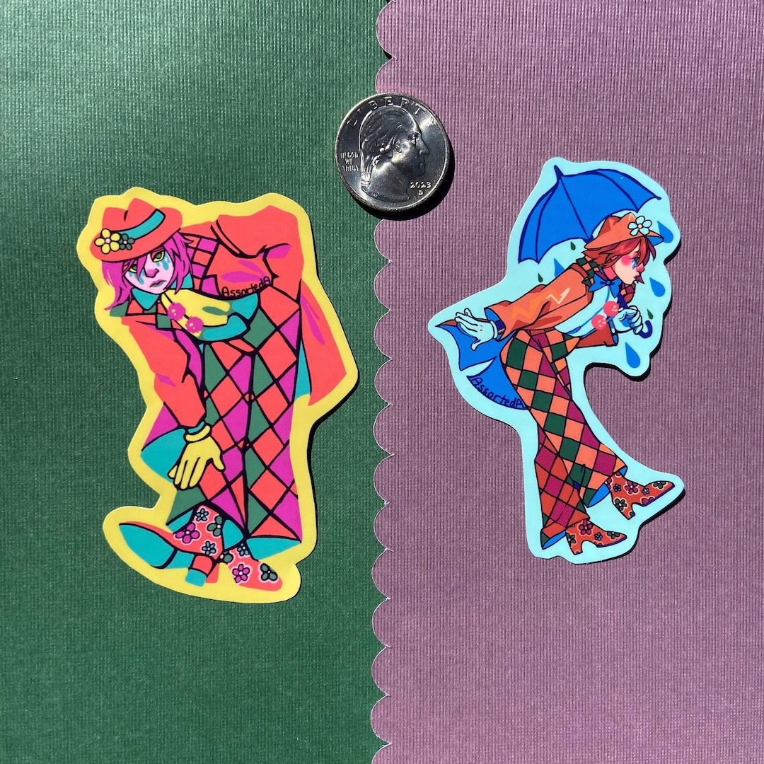 Clown Nick Sticker Pack - Etsy