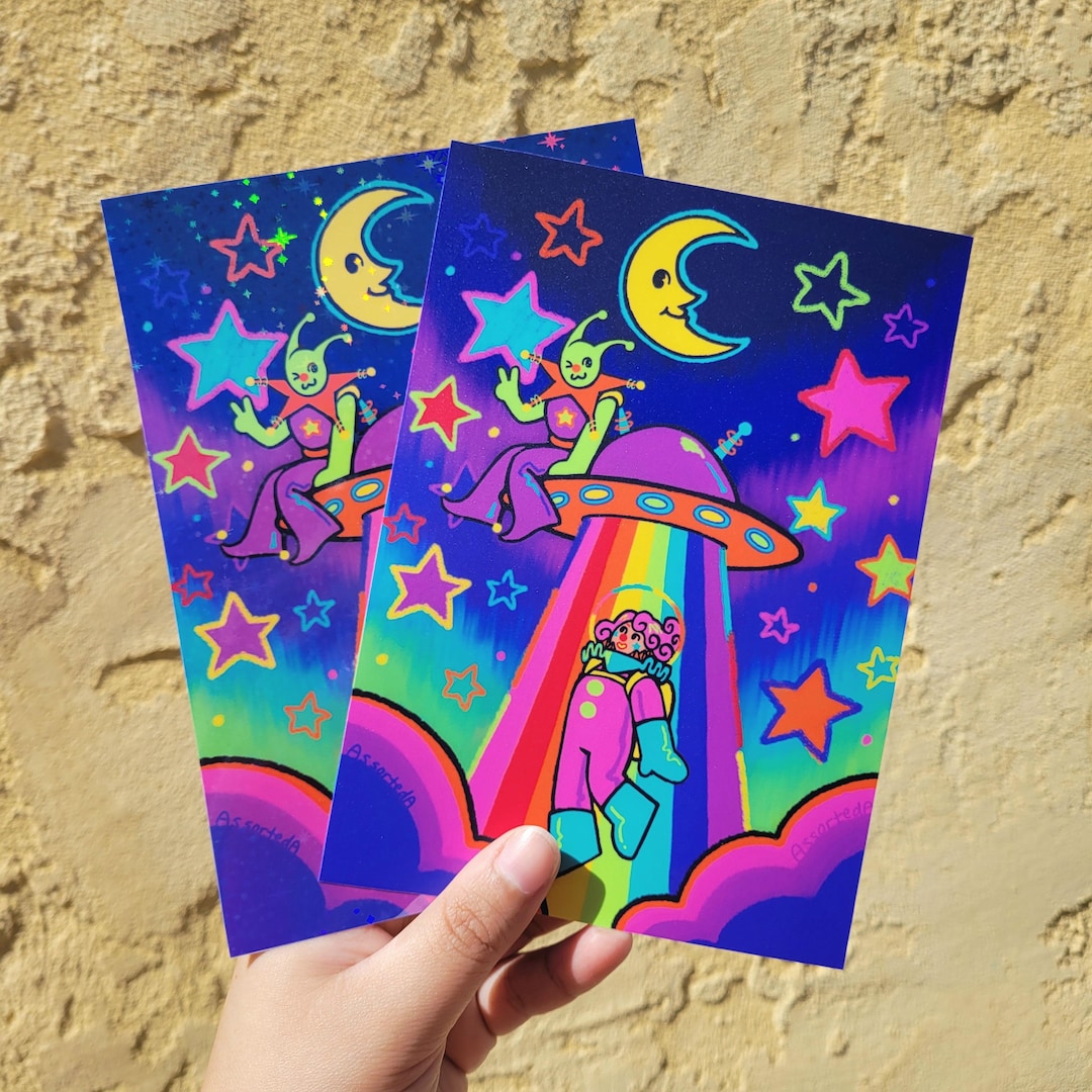 Space Clowns Art Print - Etsy