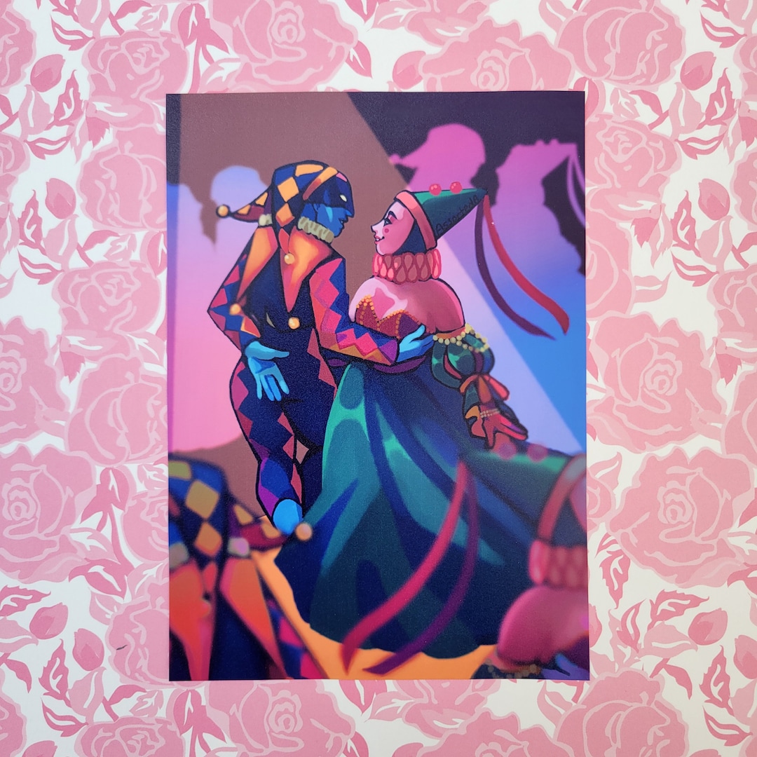 Ballroom Clowns Art Print - Etsy