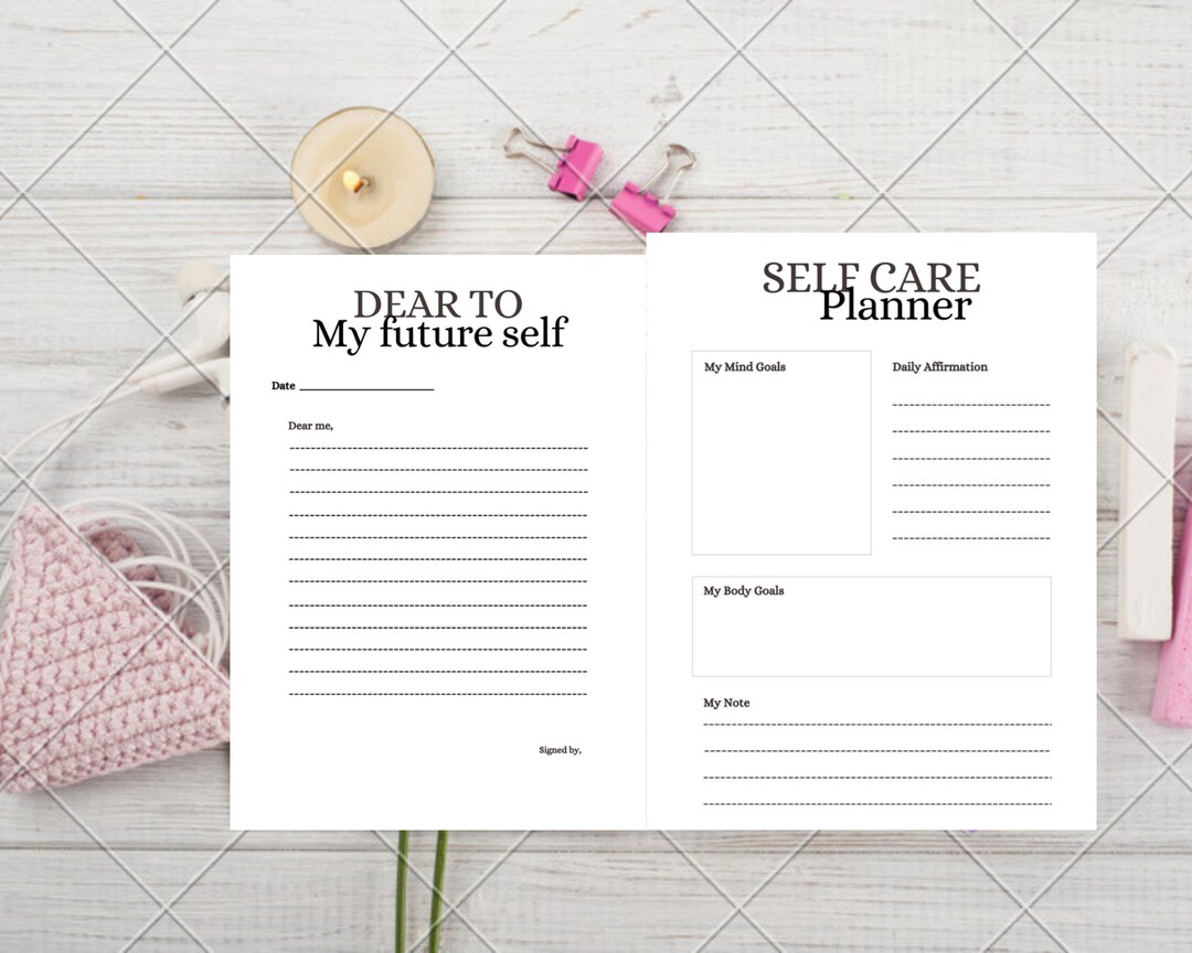 Self Care Planner, Self Care, Mental Health Printable Planner , Journal ...