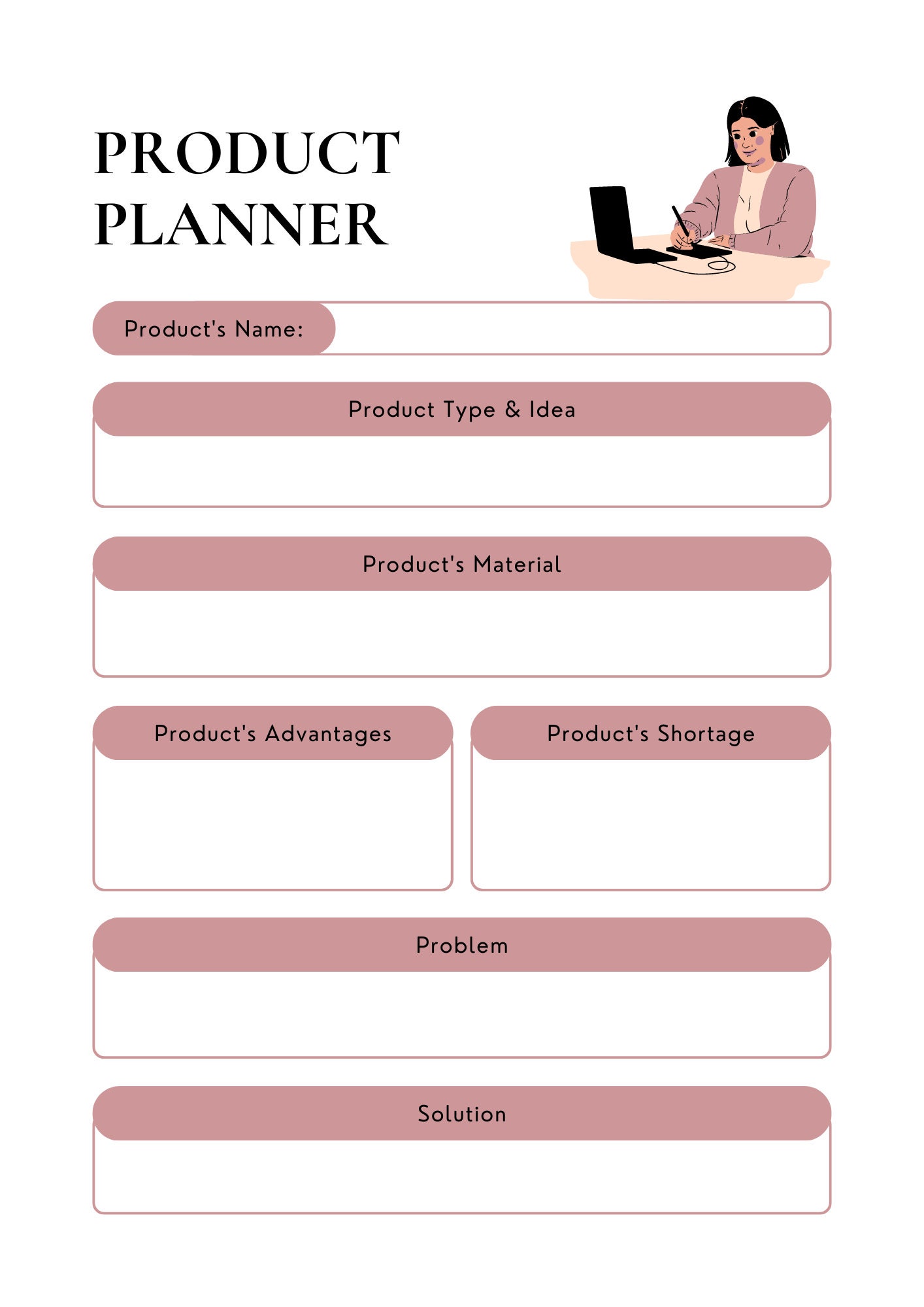 Editable Business Planner, Printable Business Planner, Daily Planner ...