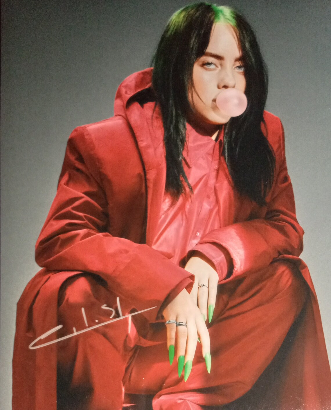 Billie Eilish Signed Autographed 8x10 Photo W/ 3rd Party Authentication ...