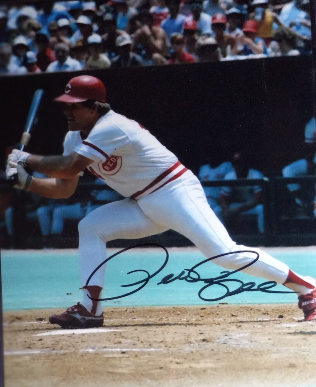 Pete Rose Signed Autographed 8x10 Photo W/ COA Cincinnati Reds - Etsy