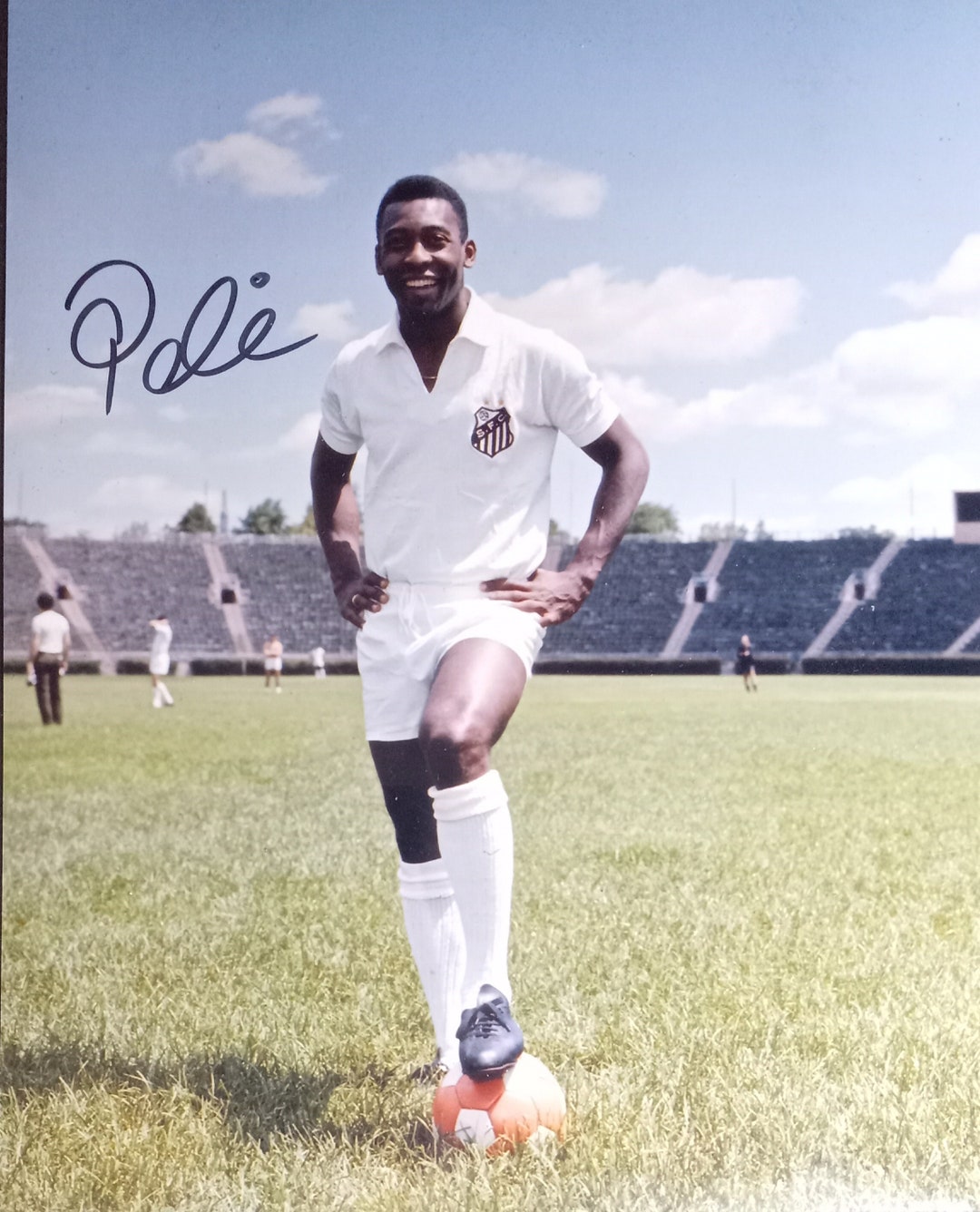Pele Signed Autographed 8x10 Photo W/ COA Brazil Soccer/football Icon d ...